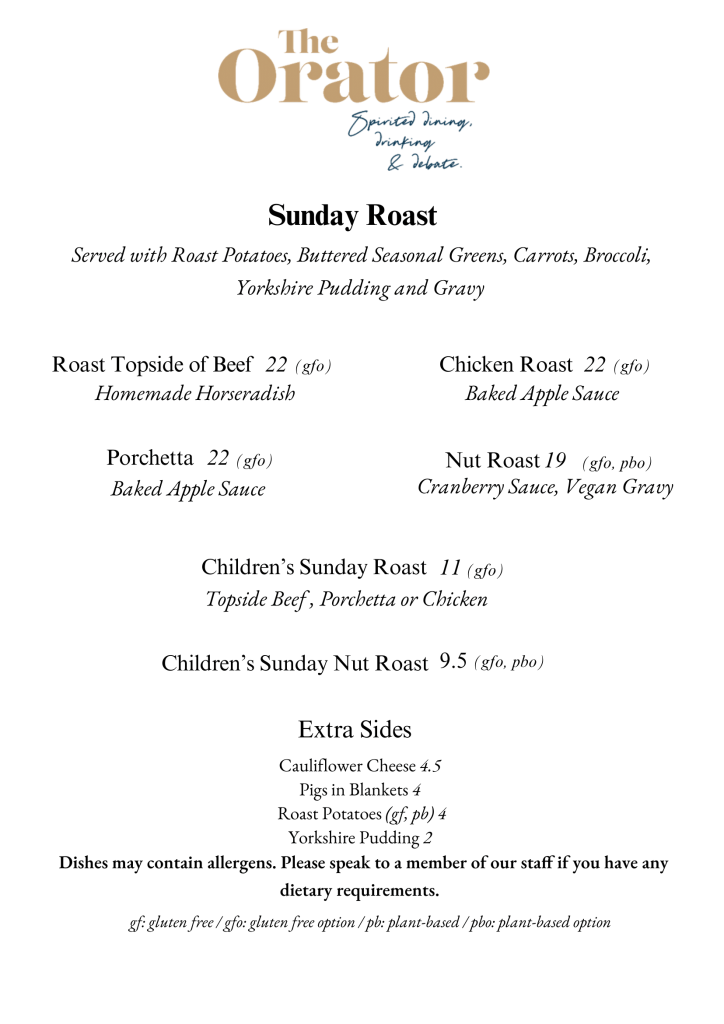 The Orator Cambridge | Restaurant, Bar & Private Dining